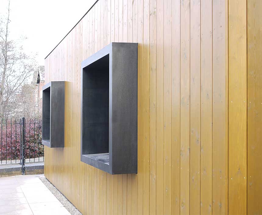 Big square window clinic | on2 Architects